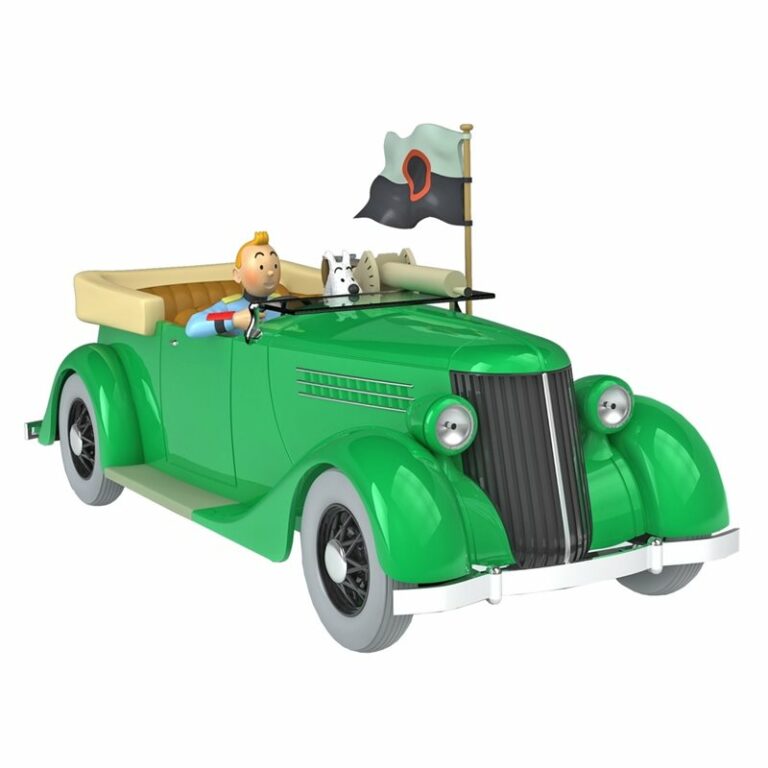 Tintin Car Model: Ford Machine Gun Auto, Resin - Comicon Shop